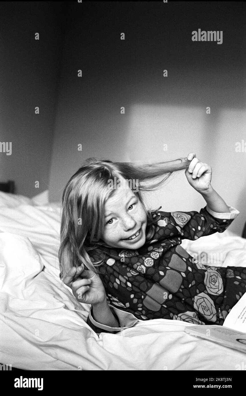 Røros March 1968 Recording the movie about Pippi Longstocking from the books by Astrid Lindgren ...