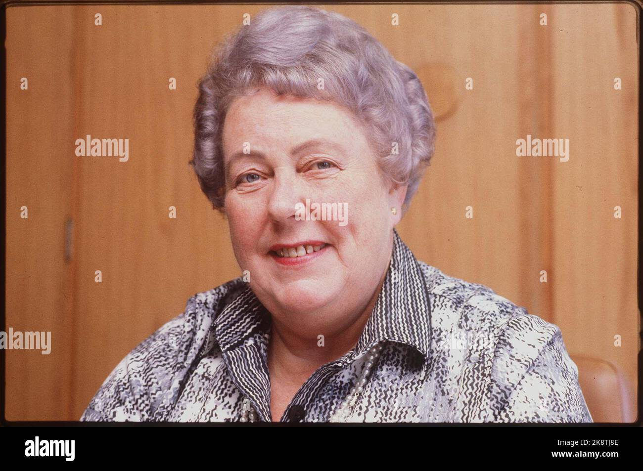 Former municipal minister and lo secretary harriet andreassen hi-res ...