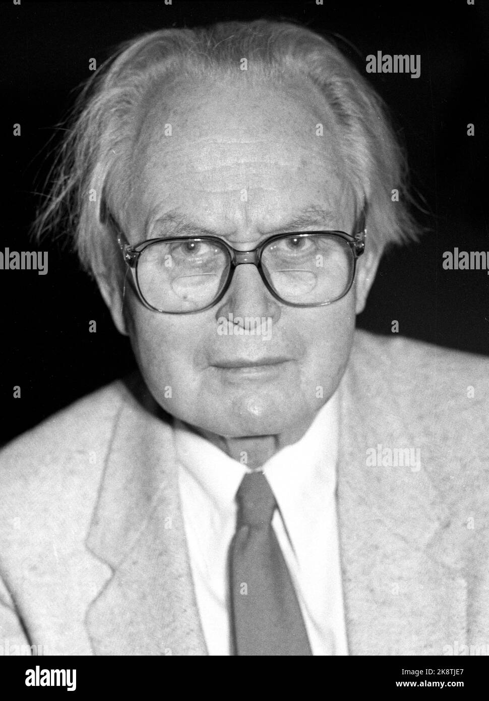 Oslo 19851128. Piet Hein - Danish poet, writer, inventor and ...