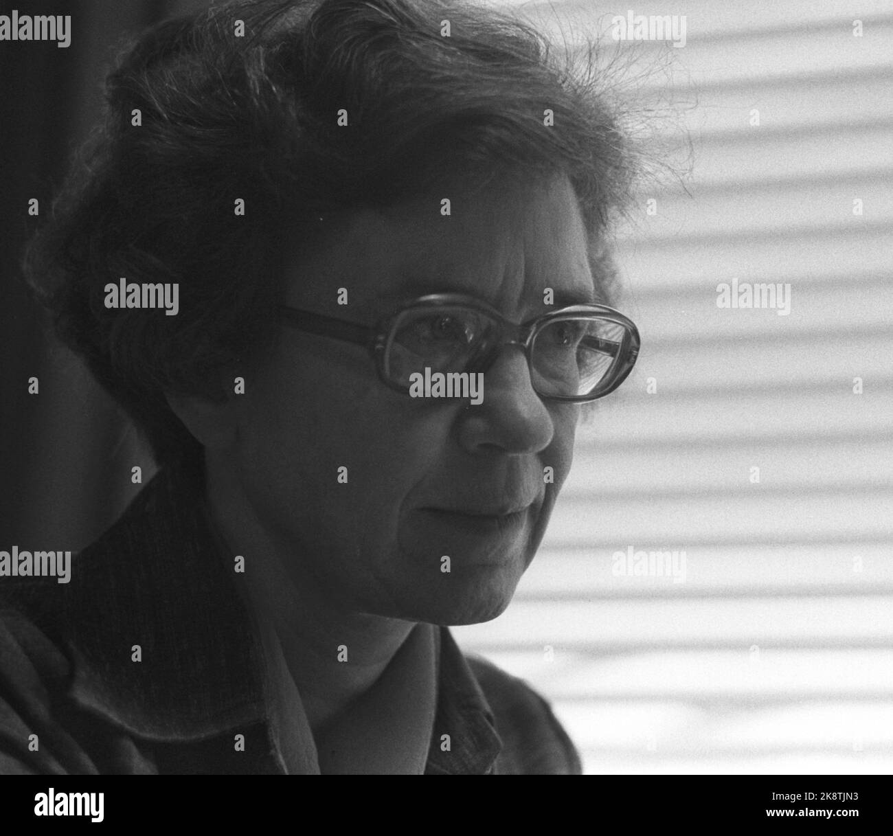 1977 storting representative wenche lowzow photo hi-res stock ...