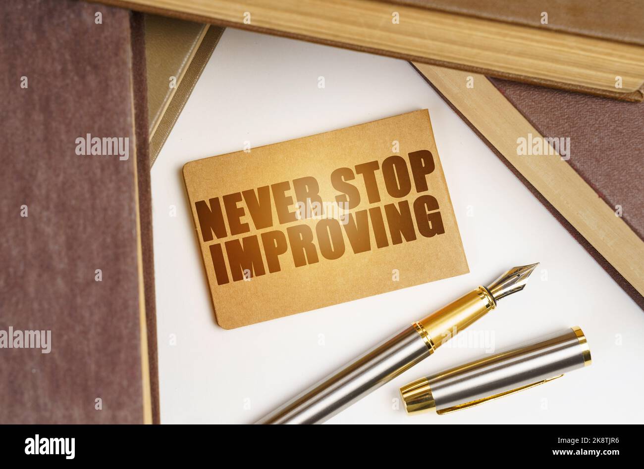 Never stop improving hi-res stock photography and images - Alamy