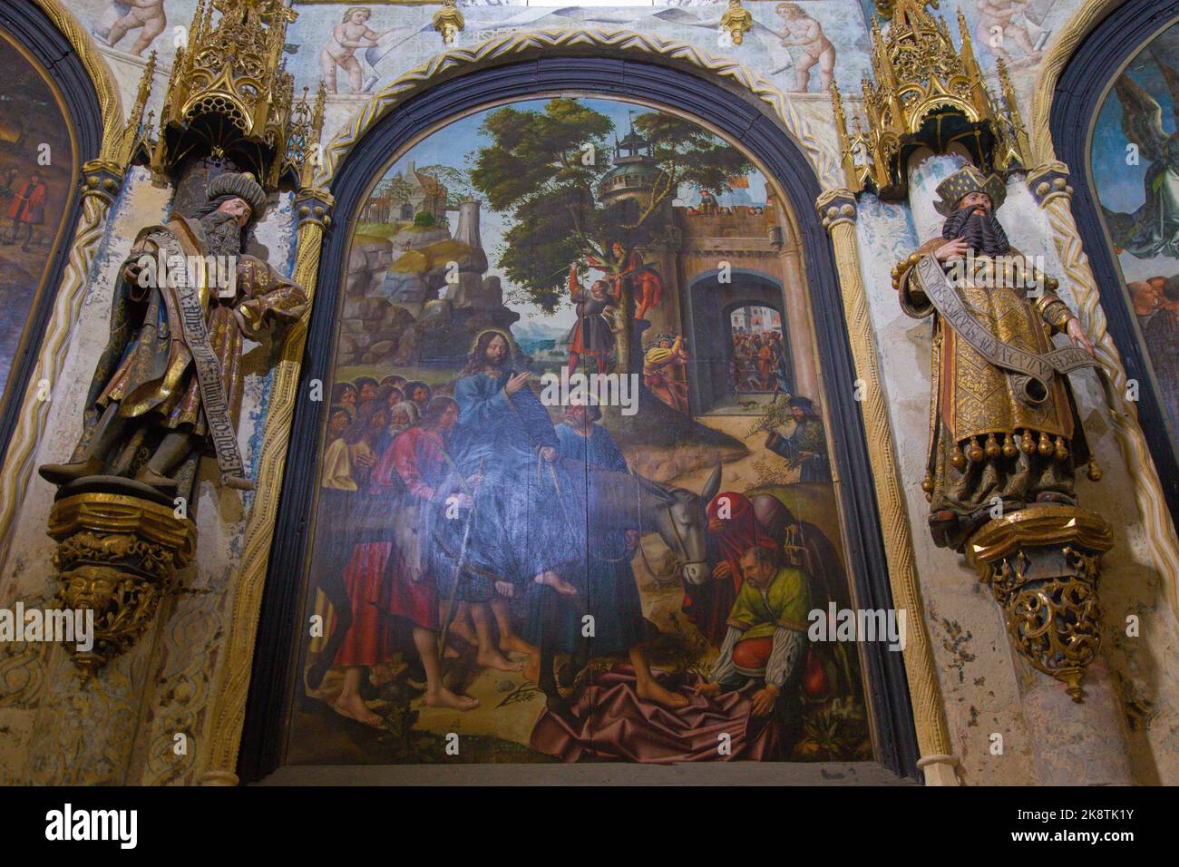 Portugal, Tomar, Convent of Christ, Charola, Rotunda, Round Church ...