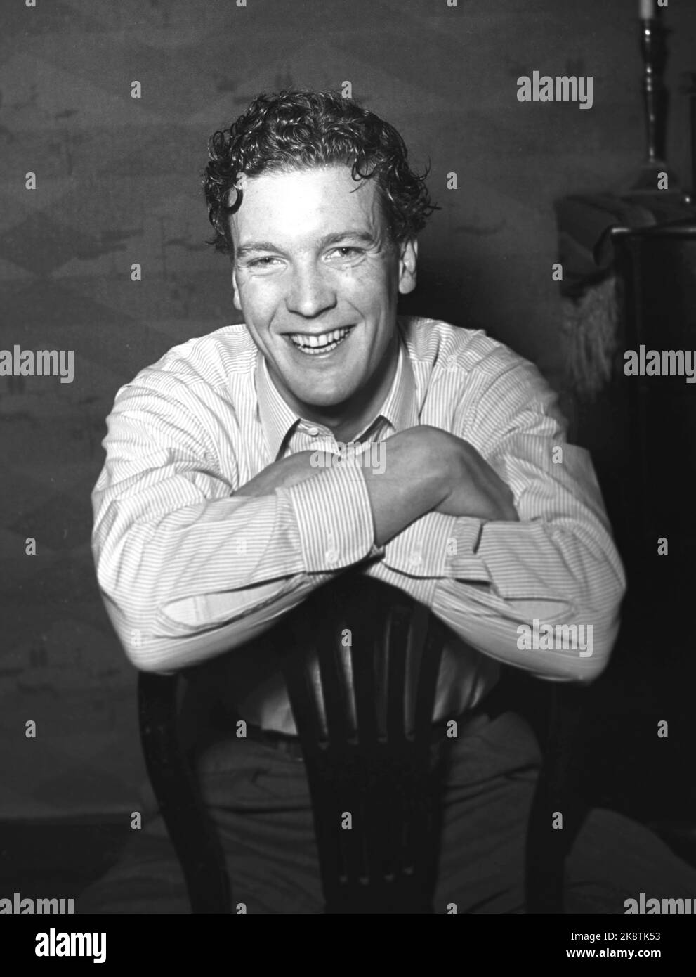 Oslo 19471130 actor at oslo new theater claus wiese photo hi-res stock ...