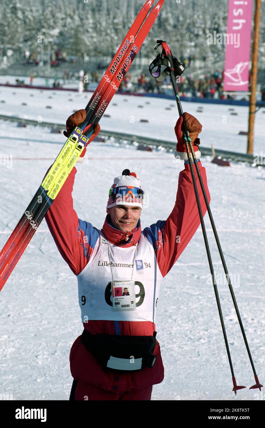 Lillehammer 19940214 Winter Olympics at Lillehammer. 30 km free ...