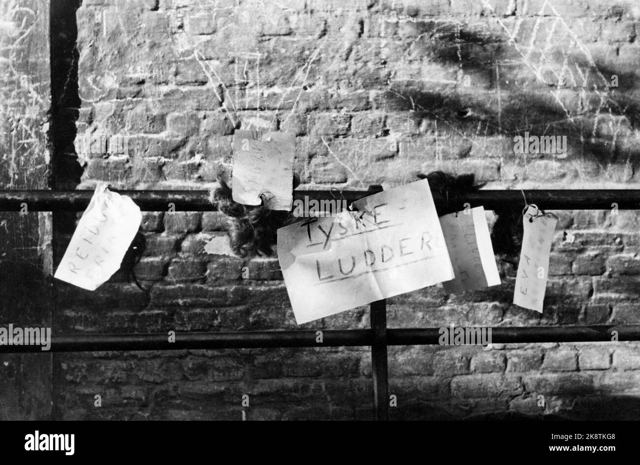 Norway, May 1945. Women who had a relationship with Germans, also ...