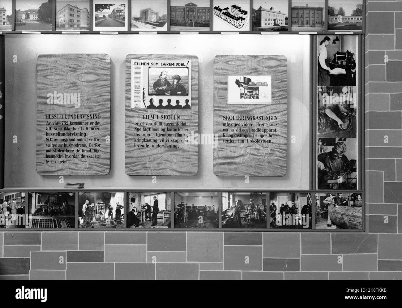 WW2 Oslo 19420925 From the exhibition "Norway's new travel" at the ...