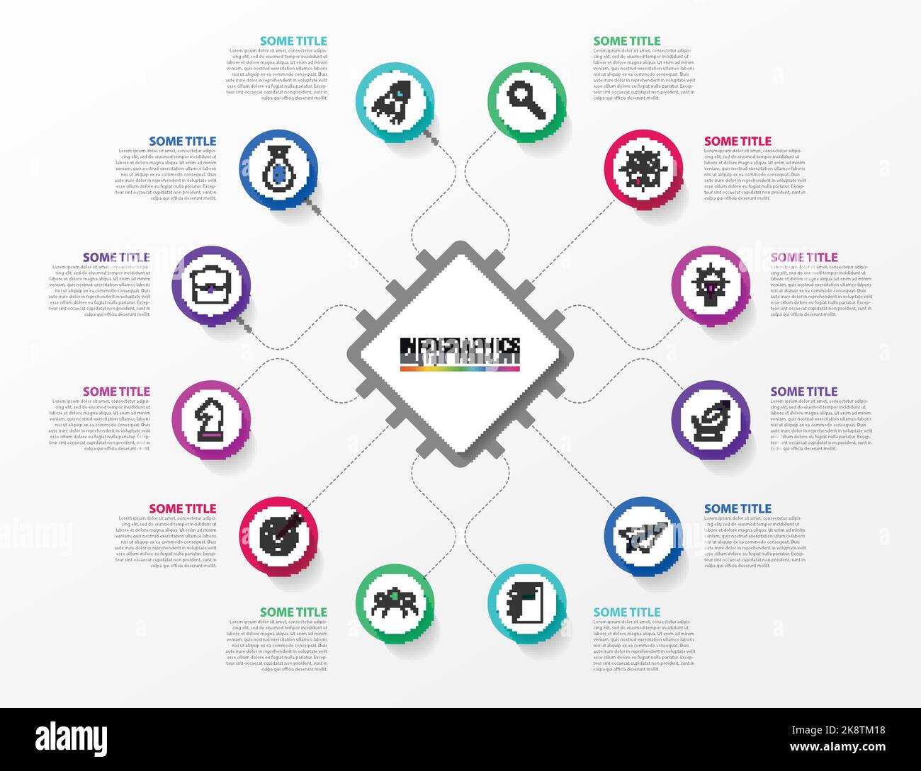 Microprocessor diagram Stock Vector Images - Alamy