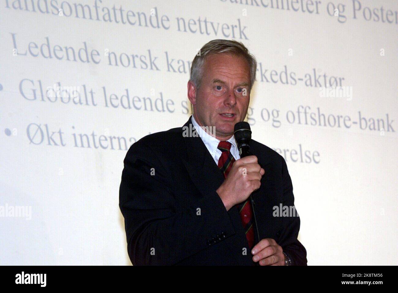 Oslo. Merger plans between Kreditkassen, Fokus Bank and Postbanken. On ...