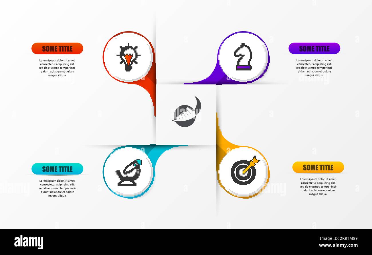 Infographic design template. Creative concept with 4 steps. Can be used ...