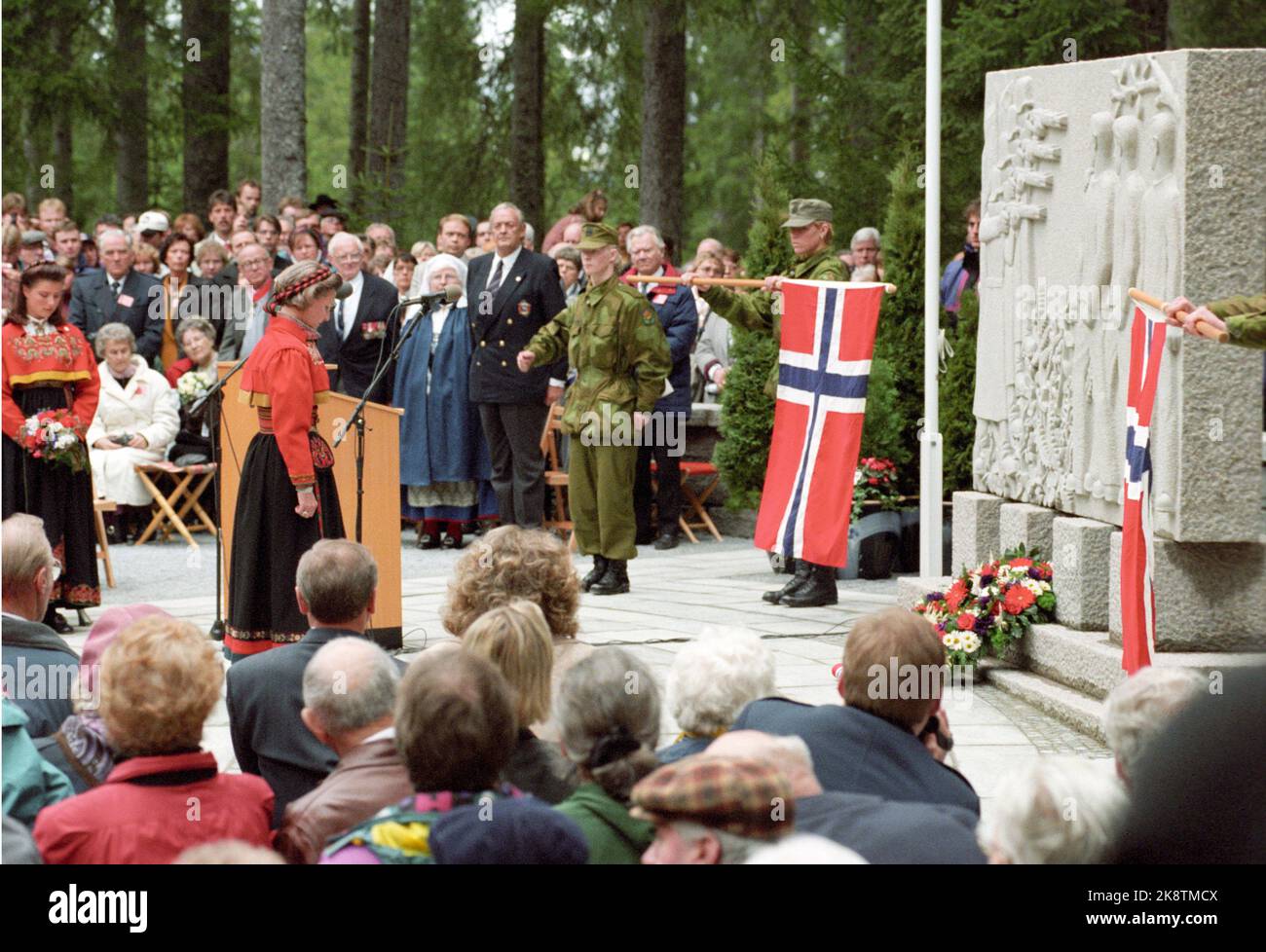 Trondheim 199507 the liberation anniversary hi-res stock photography ...