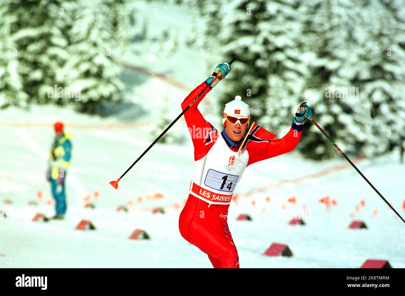 Jon eeg ntb cross country skiing olympics action batters hi-res stock photography and images - Alamy