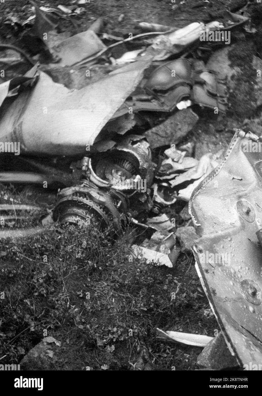 Lødingen in Nordland 19470828 The aircraft boat Kvitbjørn crashed ...