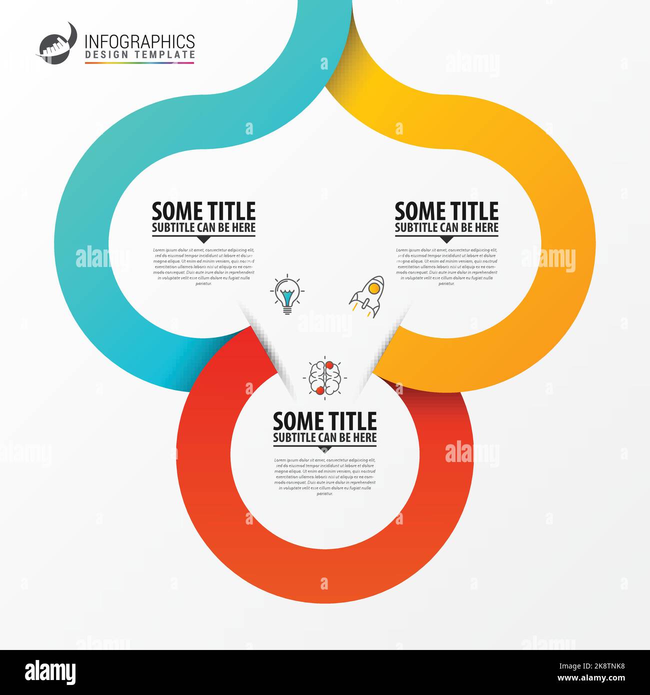 Infographic design template. Creative concept with 3 steps. Can be used ...
