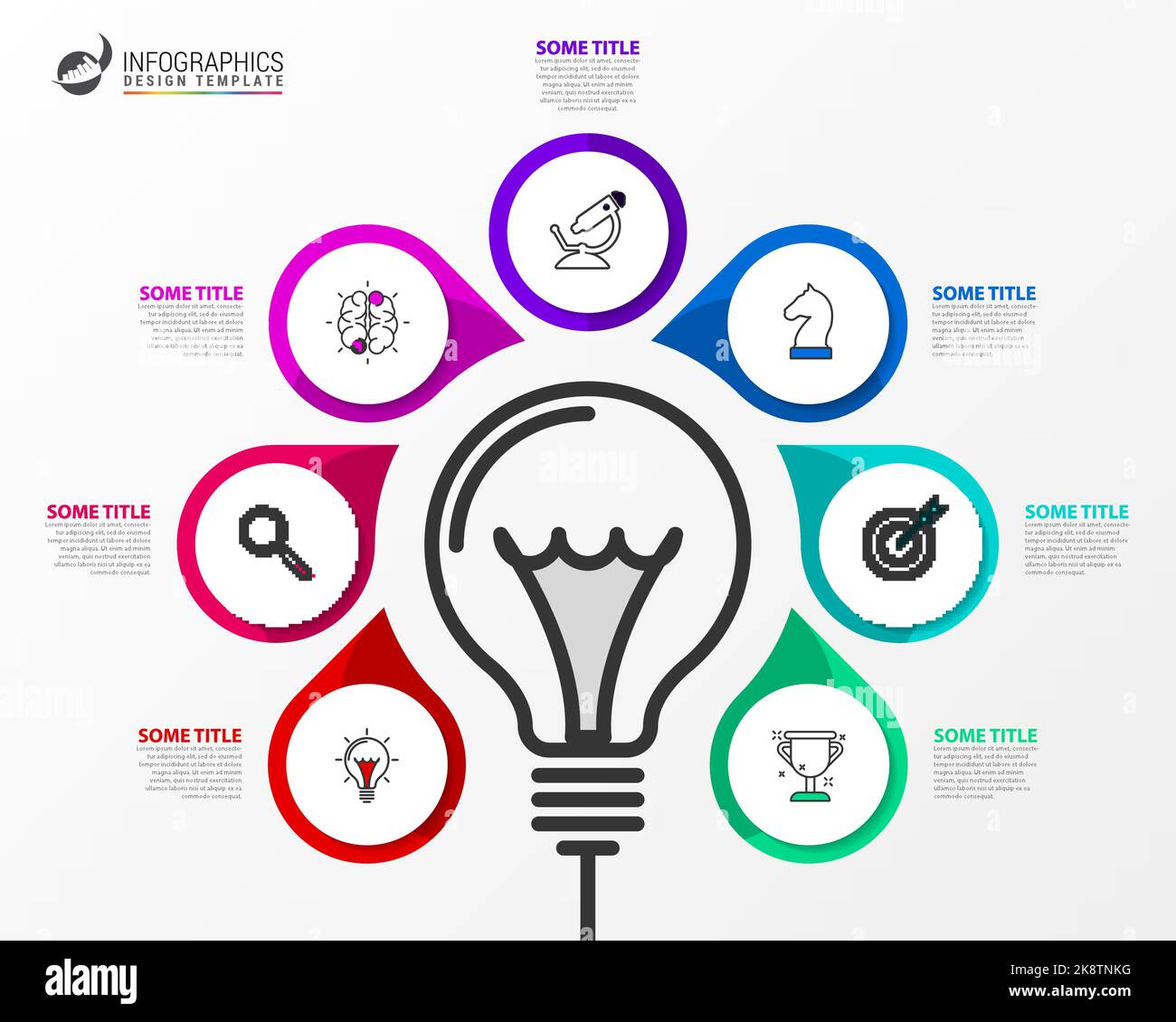 Infographic design template. Creative concept with 7 steps. Can be used ...