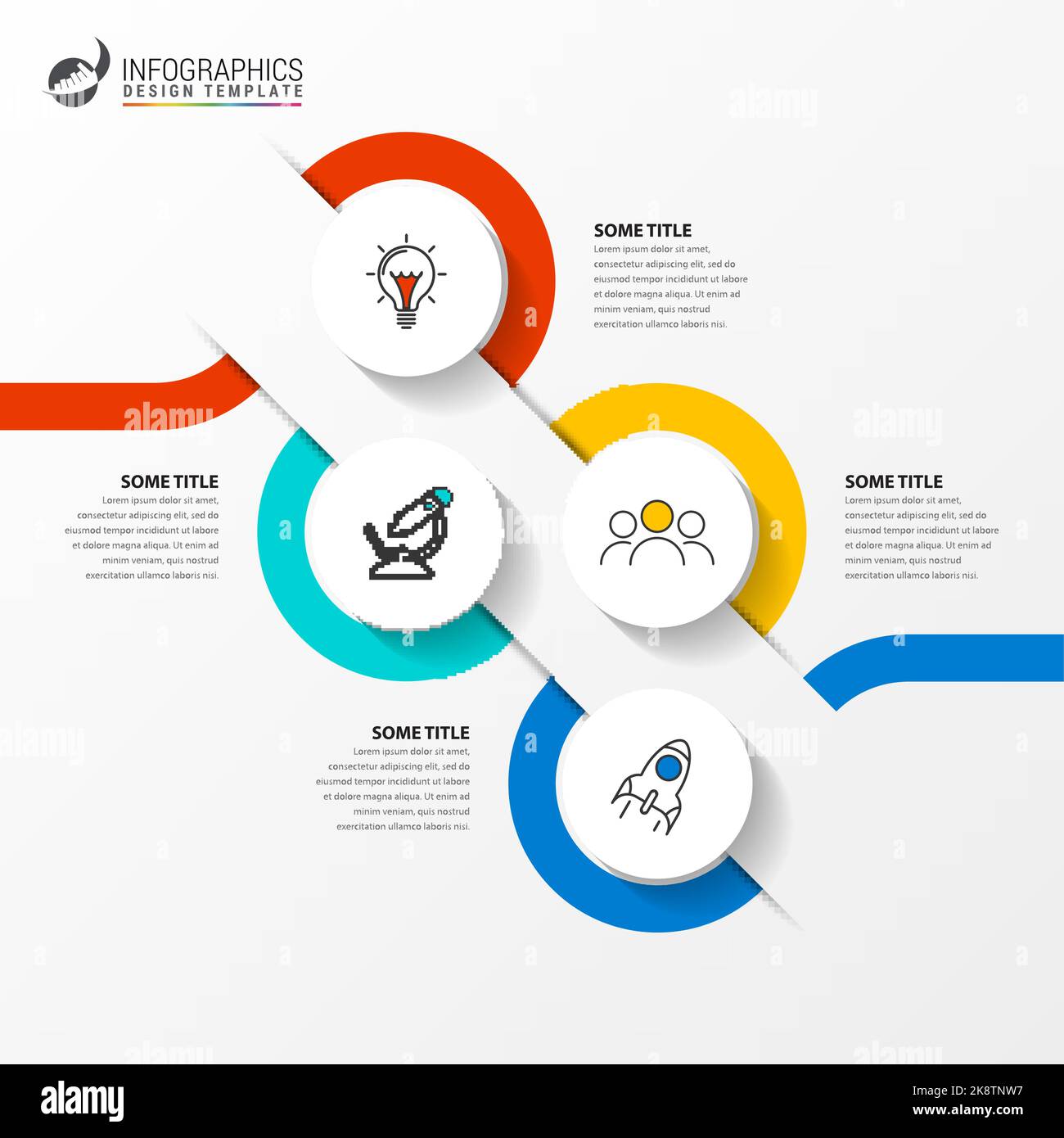 Infographic design template. Timeline concept with 4 steps. Can be used ...