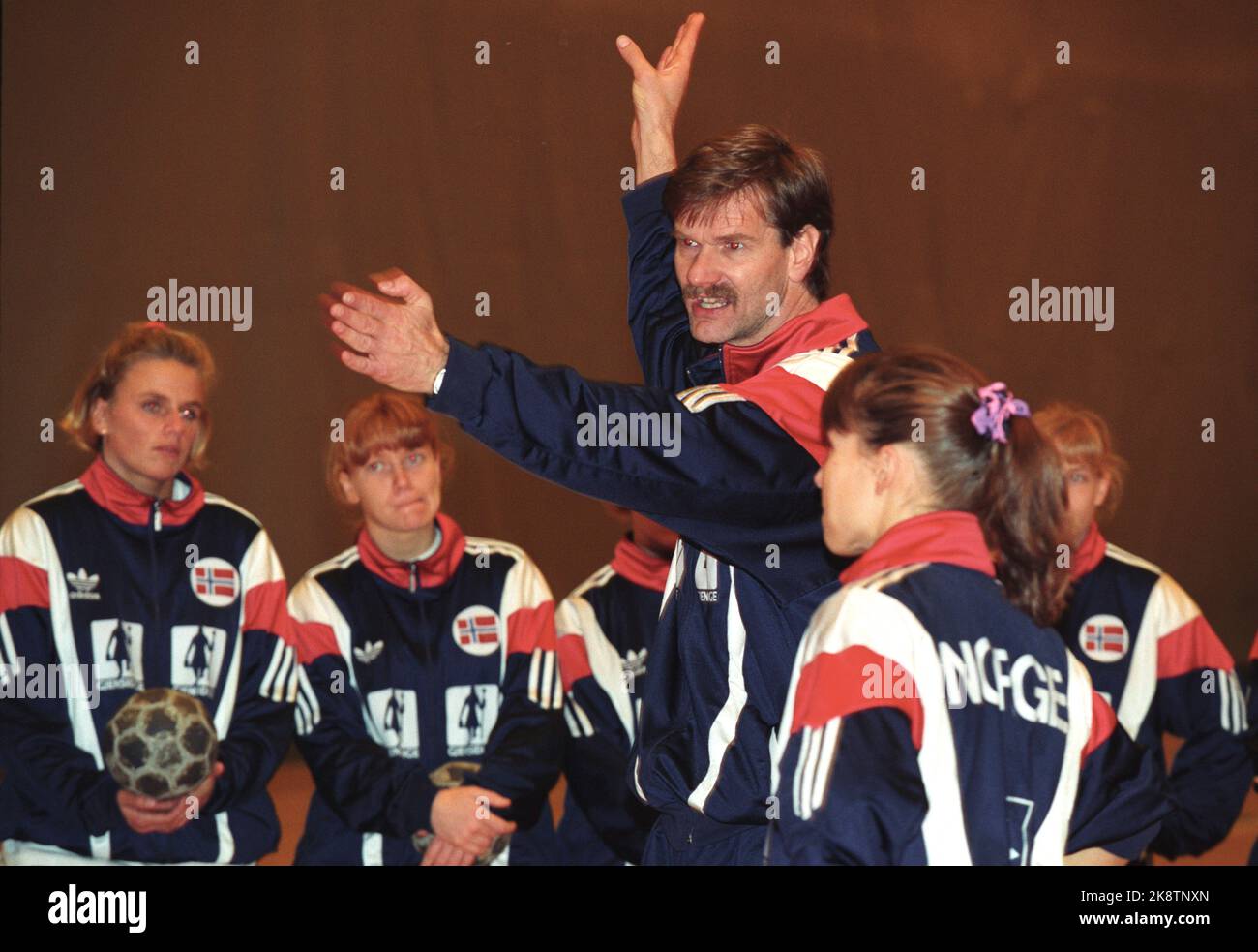 Oslo October 1993: Norway's national team coach Sven Tore Jacobsen ... Oslo October 1993: Norway's national team coach Sven Tore Jacobsen ...