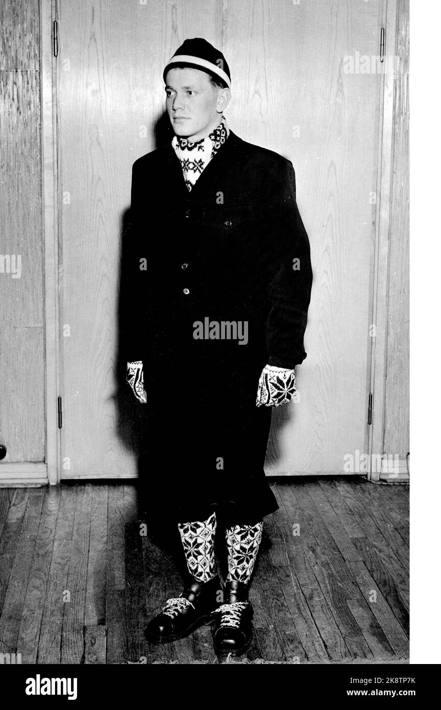 Oslo Winter Olympics 1952. The Olympia ski dress consists of jacket ...
