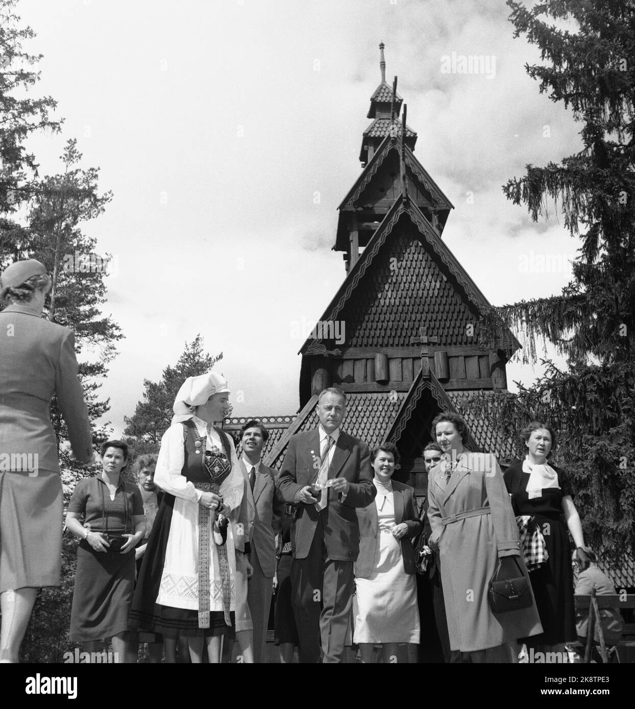 Oslo 19560525 "The first tourists from the east" The Norwegian People's ...