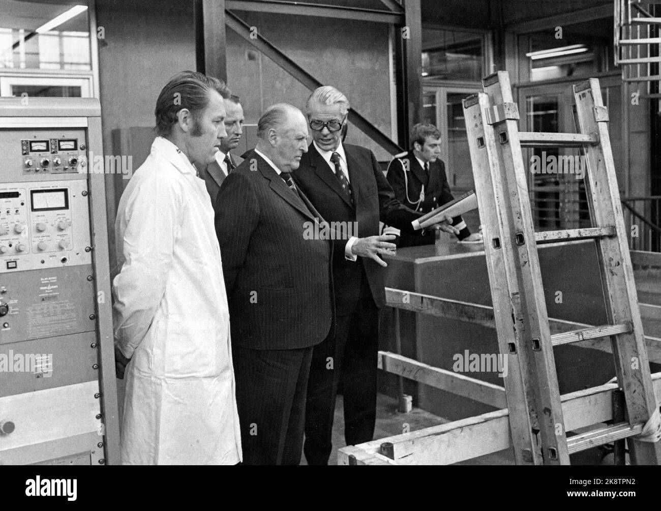 King Olav and Crown Prince Harald were present when Veritas on Friday ...