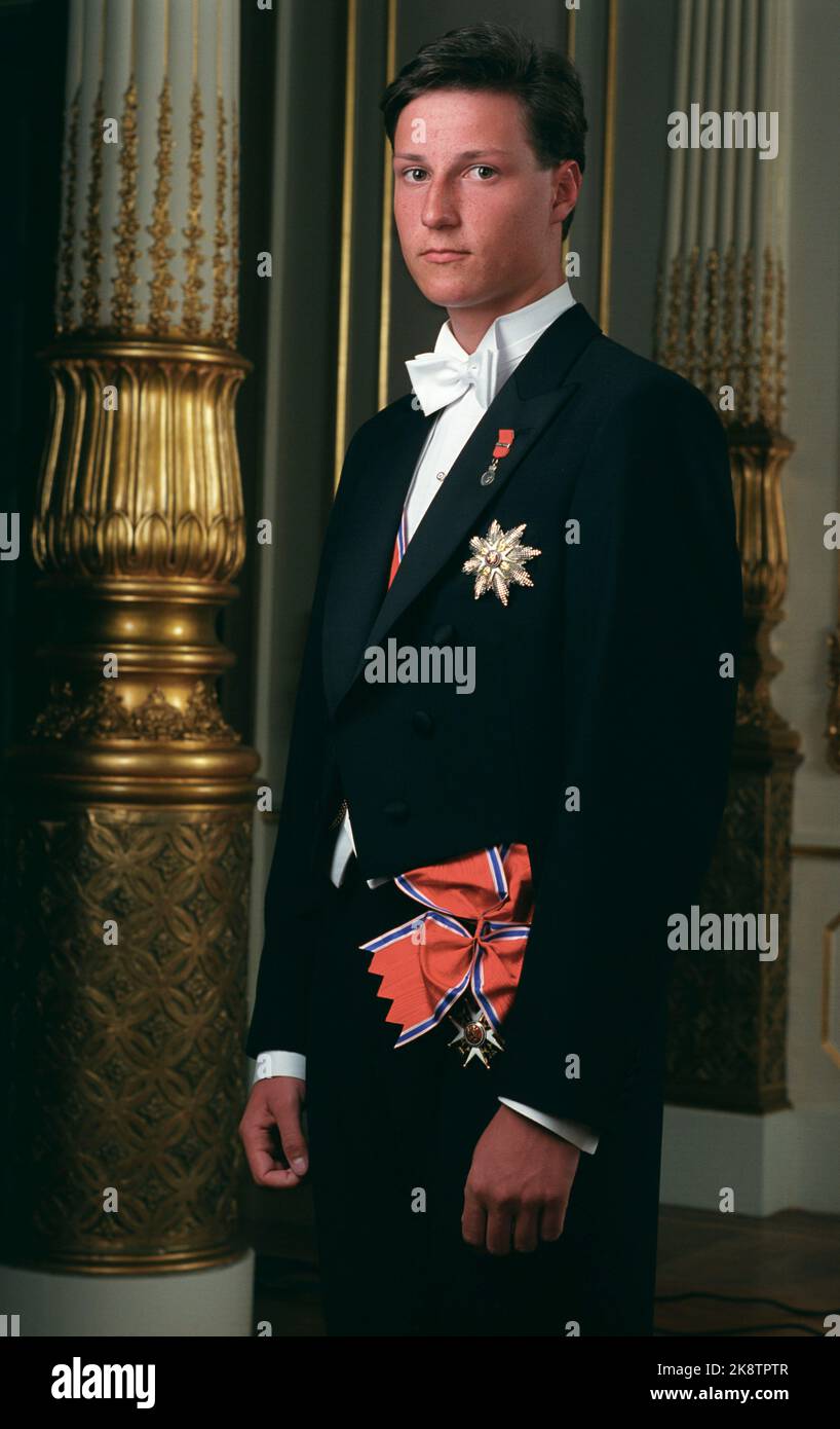 Oslo 19910720 crown prince haakon hi-res stock photography and images ...