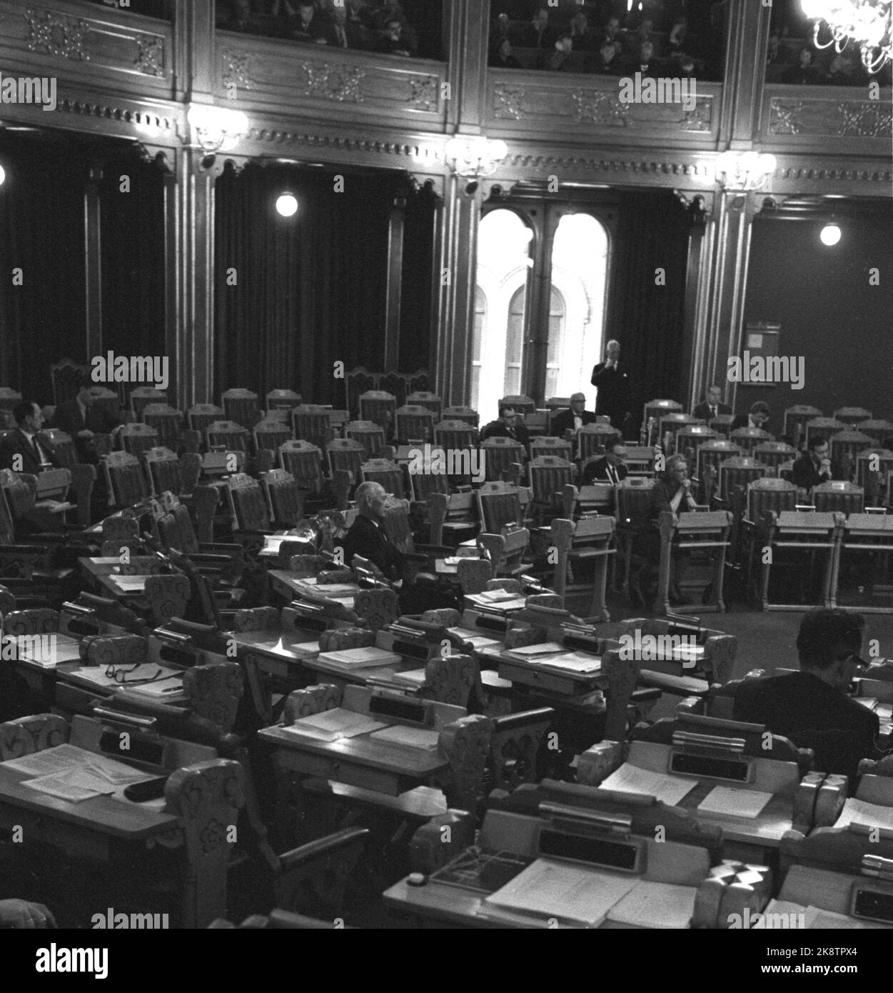 Oslo 19620426 The Storting discusses Norway's relationship with the ...