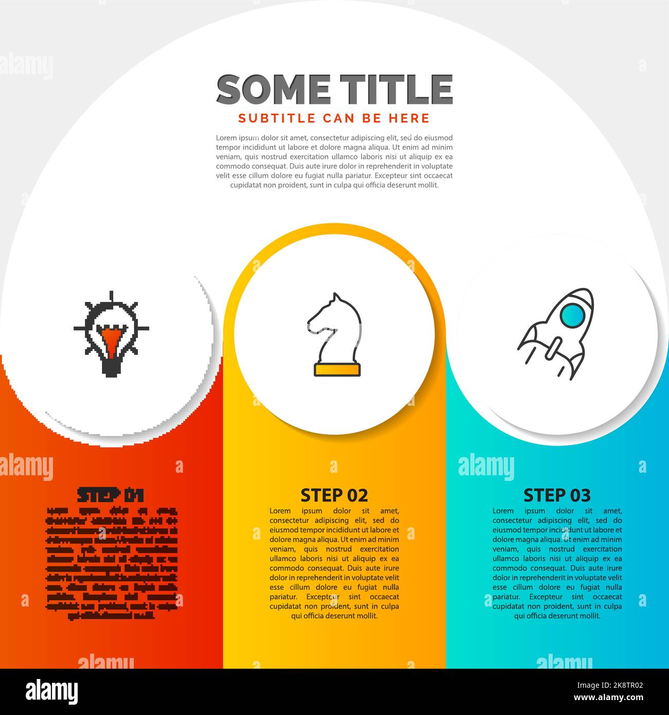 Infographic design template. Creative concept with 3 steps. Can be used ...