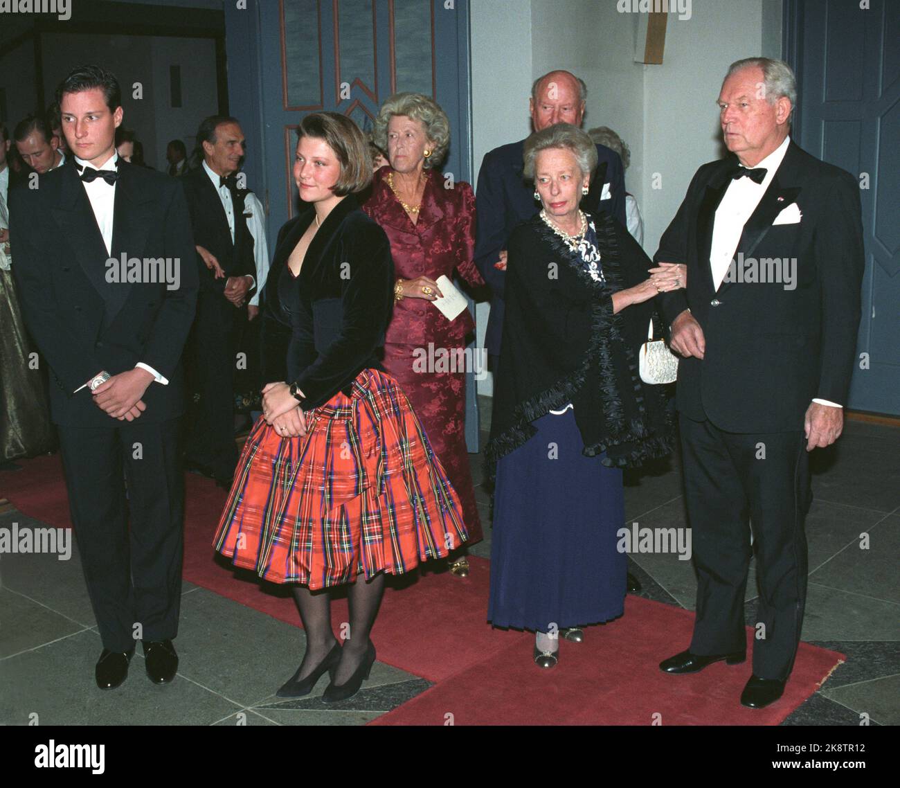 Oslo 19921004. Elisabeth Ferner (daughter of Princess Astrid and Johan ...