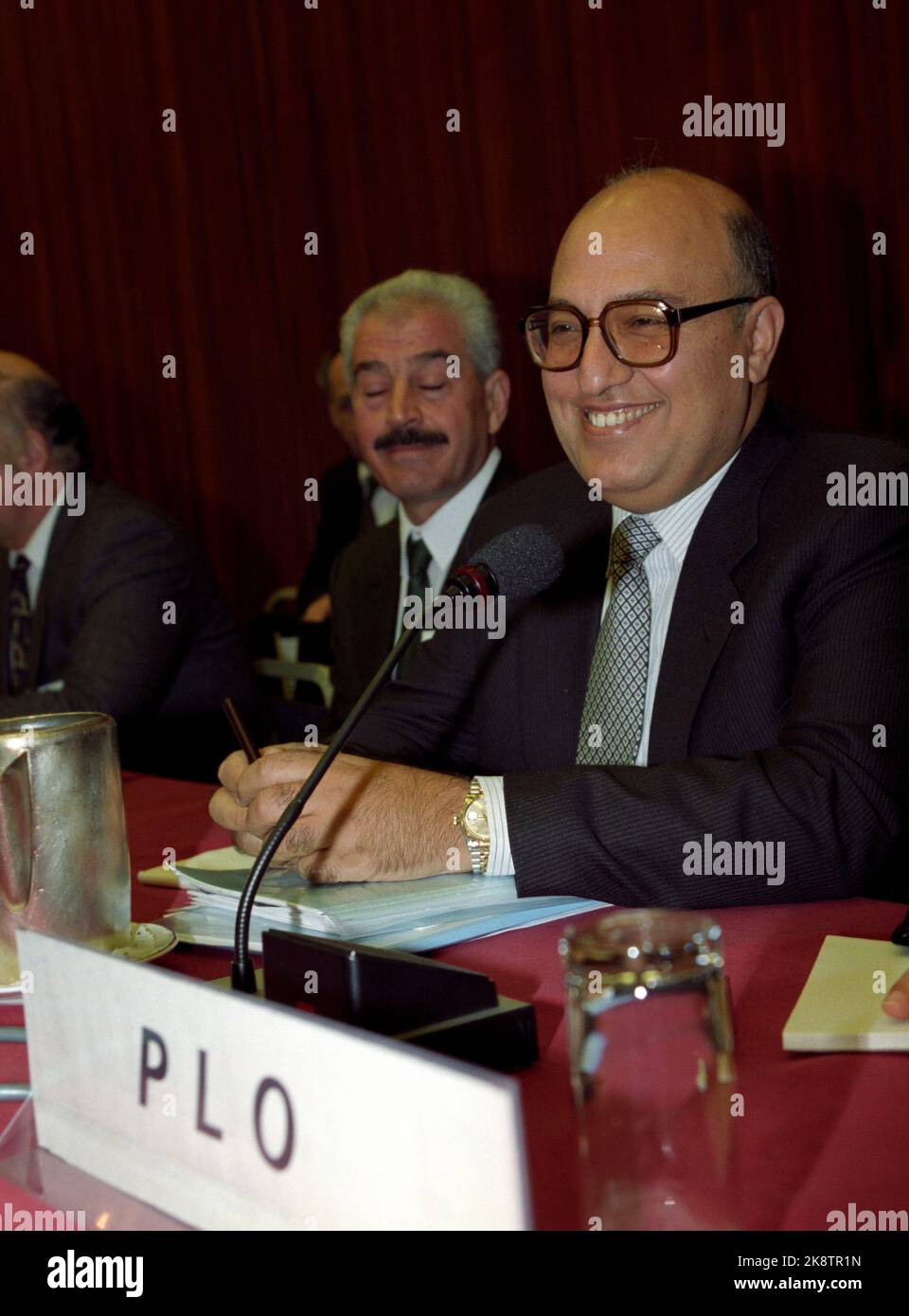 Nabil shaath th in oslo photo hi-res stock photography and images - Alamy