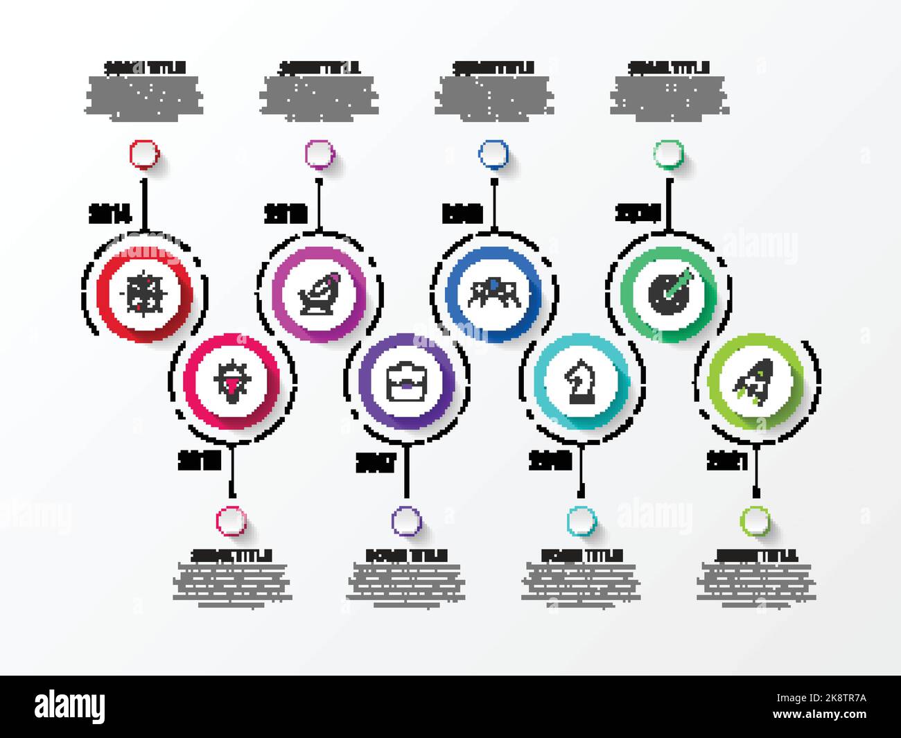 Infographic Design Template Timeline Concept With 8 Steps Can Be Used For Workflow Layout