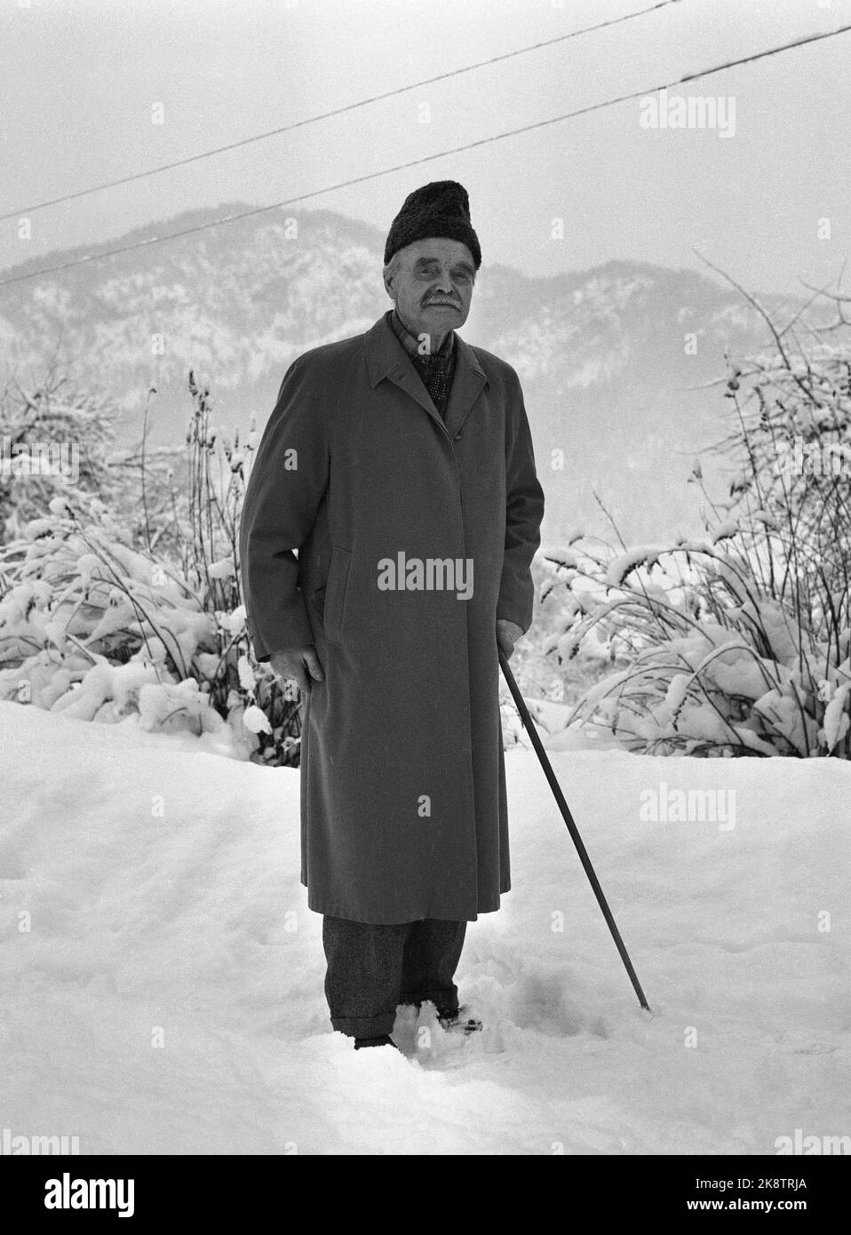 Telemark 19580220 Olav Bjaaland, the latest surviving polar explorer ...