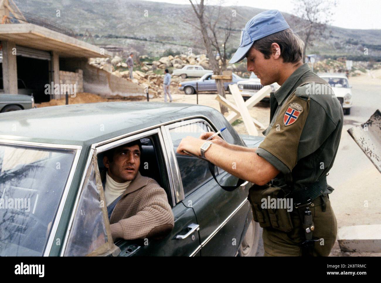 Norwegian un soldiers in lebanon unifil forces picture hi-res stock ...
