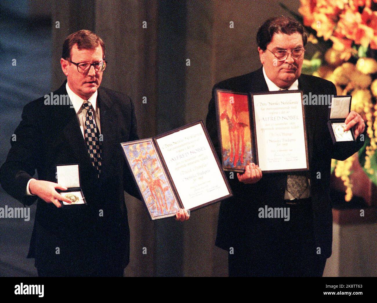 Oslo 19981012. The Peace Prize. The Nobel Peace Prize 1998 to John Hume ...