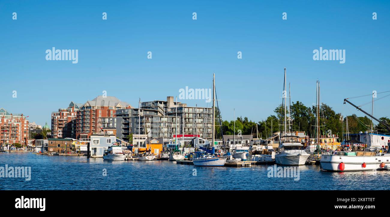 Photograph of Victoria's waterfront. Victoria, British Columbia, Canada ...
