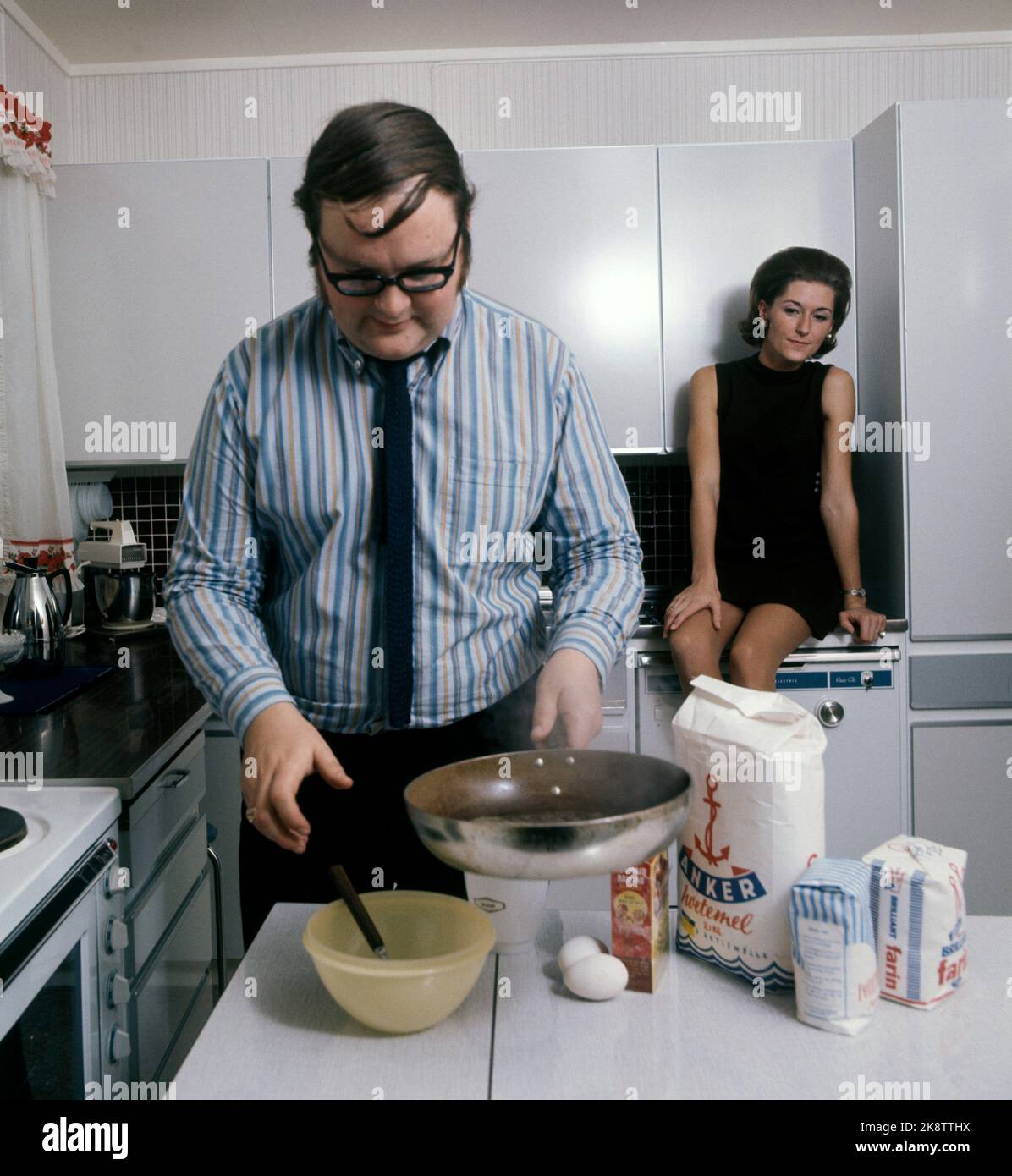 Sandefjord November 30, 1970. Artist Øyvind Klingberg (Dizzie Tunes ...