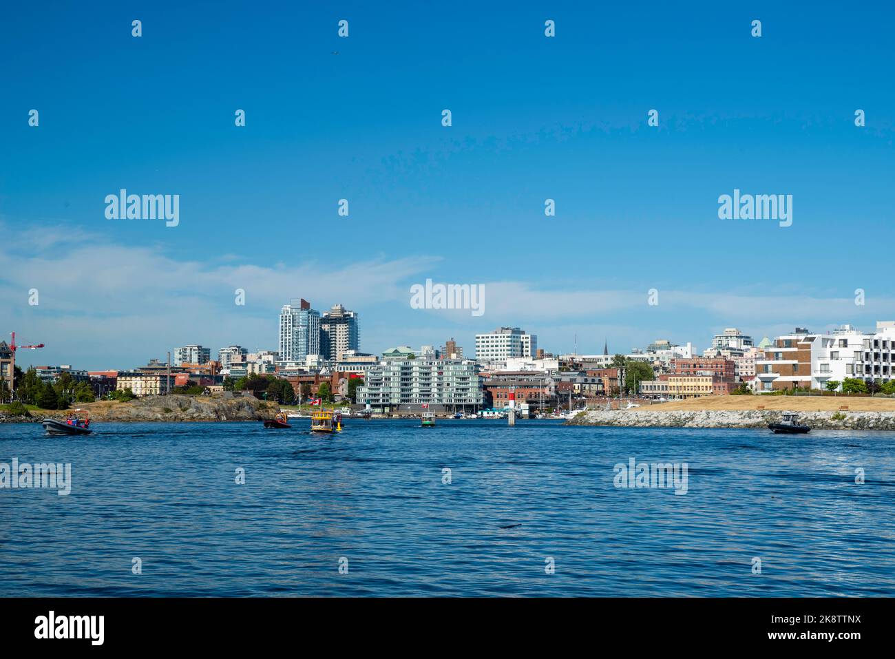 Photograph of Victoria's waterfront. Victoria, British Columbia, Canada ...