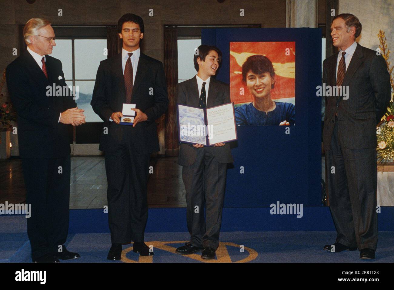 Oslo des. The Peace Prize: Nobel Peace Prize 1991 awarded to Aung San ...