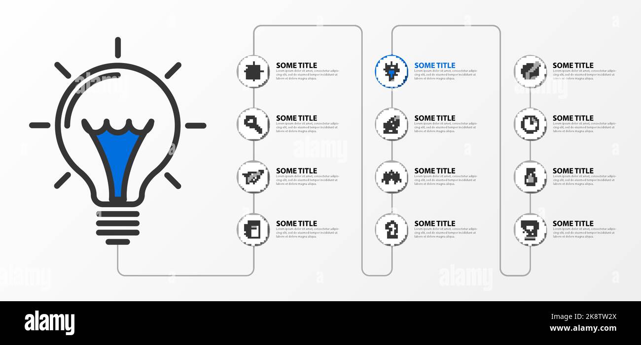 12 steps infographic hi-res stock photography and images - Alamy