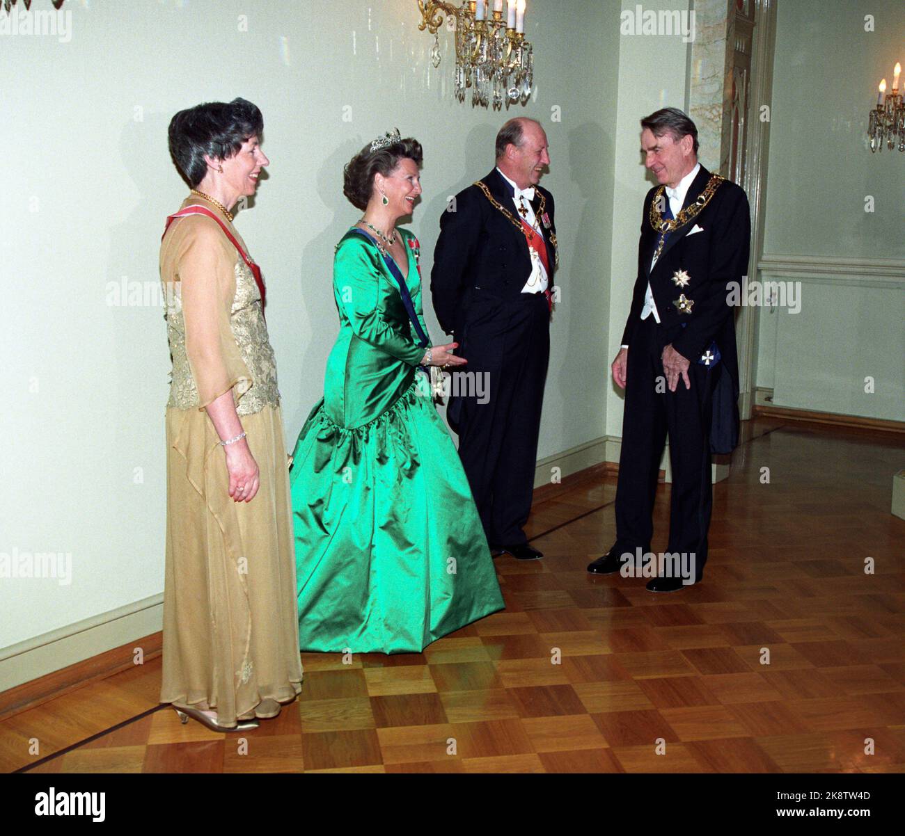 Before the gala dinner in the presidential palace photo hi-res stock ...