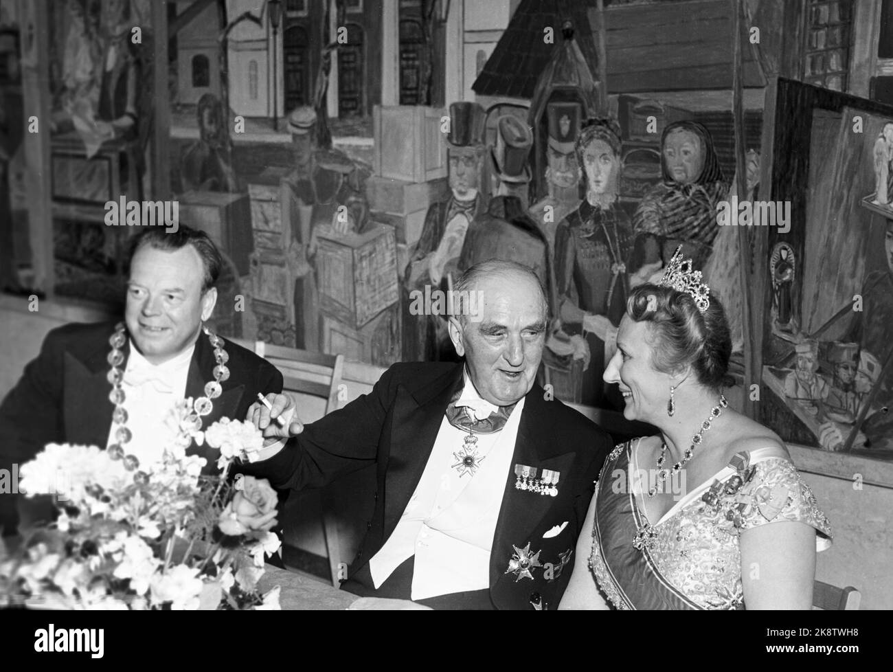 Oslo 19500516. Oslo city 900 year anniversary and dedication of Oslo ...