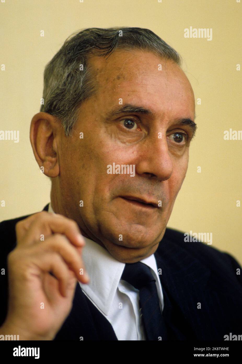 Secretary general of the churchs world council emilio castro photo hi-res stock photography and ...