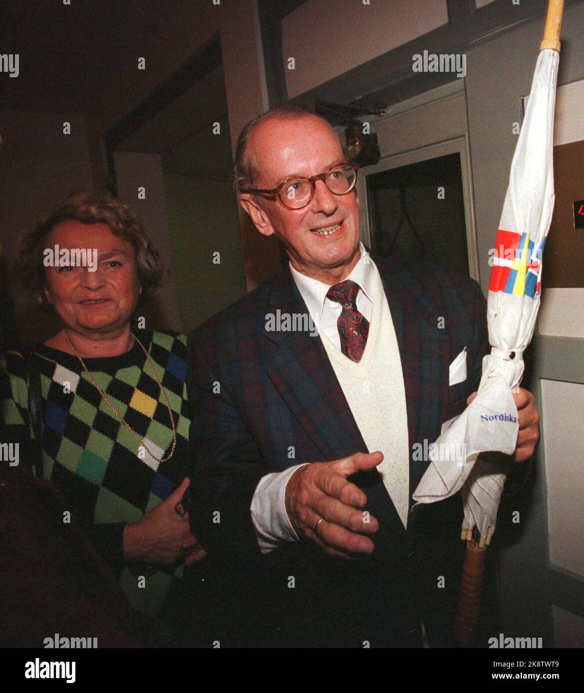 Oslo 19970915. Former prime minister and leader of the Right, Jan P ...