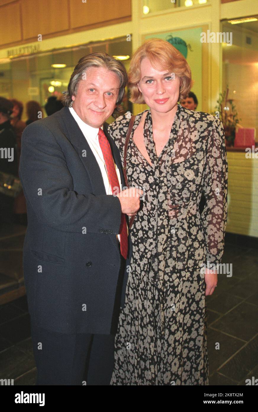 Oslo 19940119. "The Draumkvedet" Premiere at the Norwegian theater ...