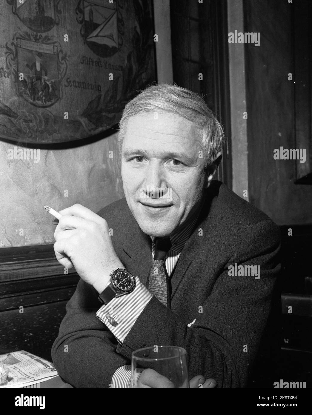 1963 author kjell aukrust photographed at blom photo hi-res stock ...