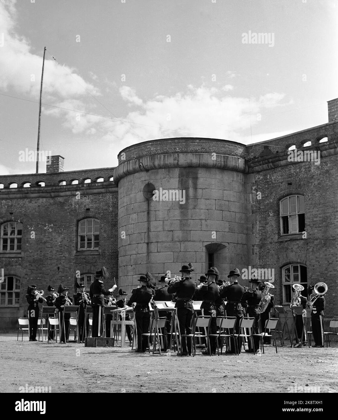 Oscarsborg Fortress 19530907 Marking of the fortress's 100th ...