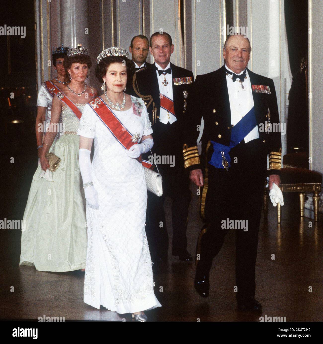 Crown prince olav and prince philip photo hi-res stock photography and ...