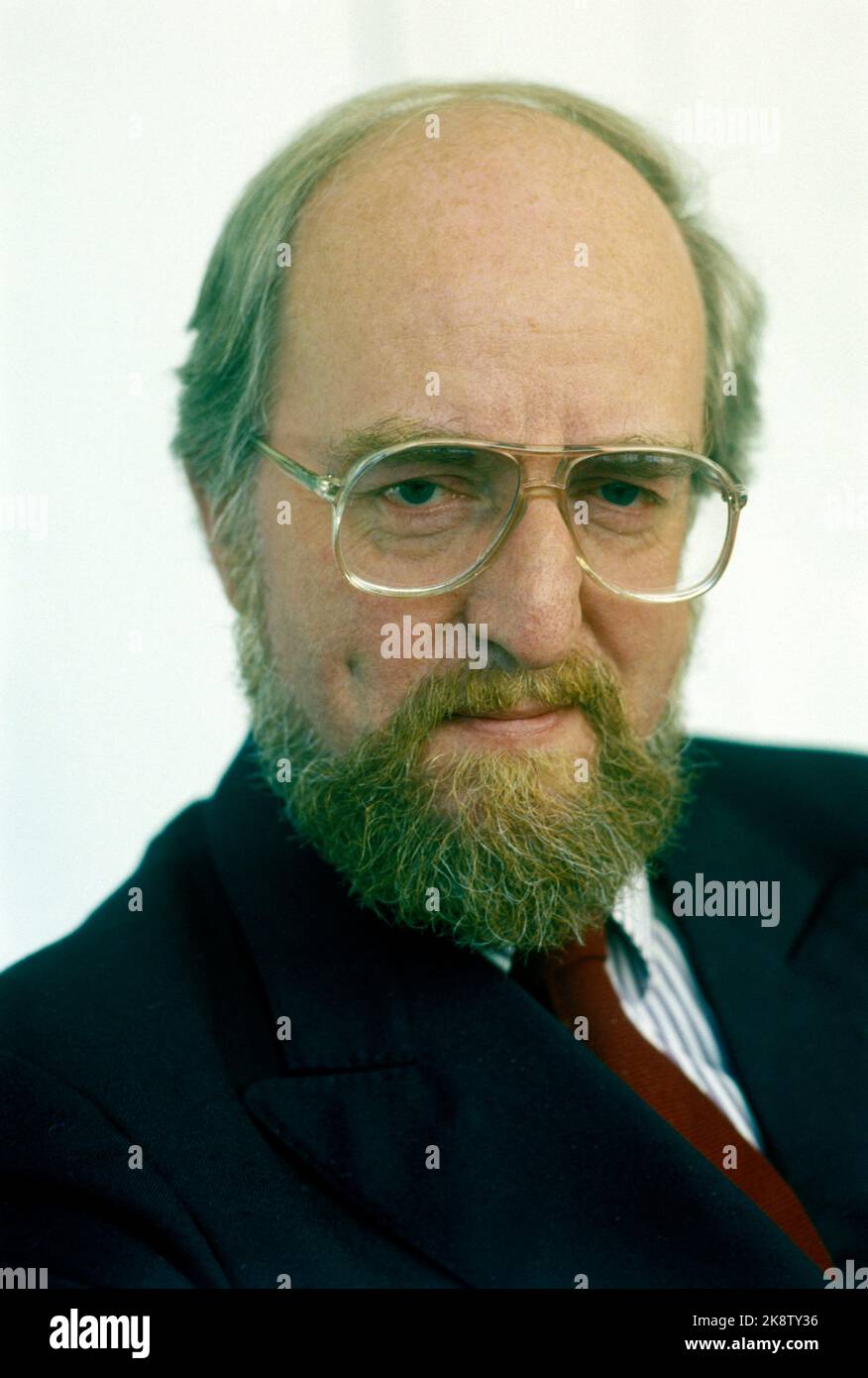 Oslo 1987-09-16: The new program director for NRK Television, Tor ...