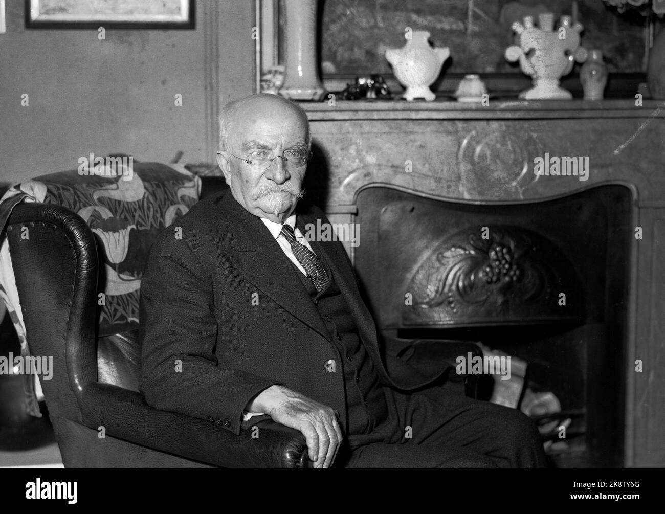 Oslo January 1941 The composer Christian Sinding photographed in his ...
