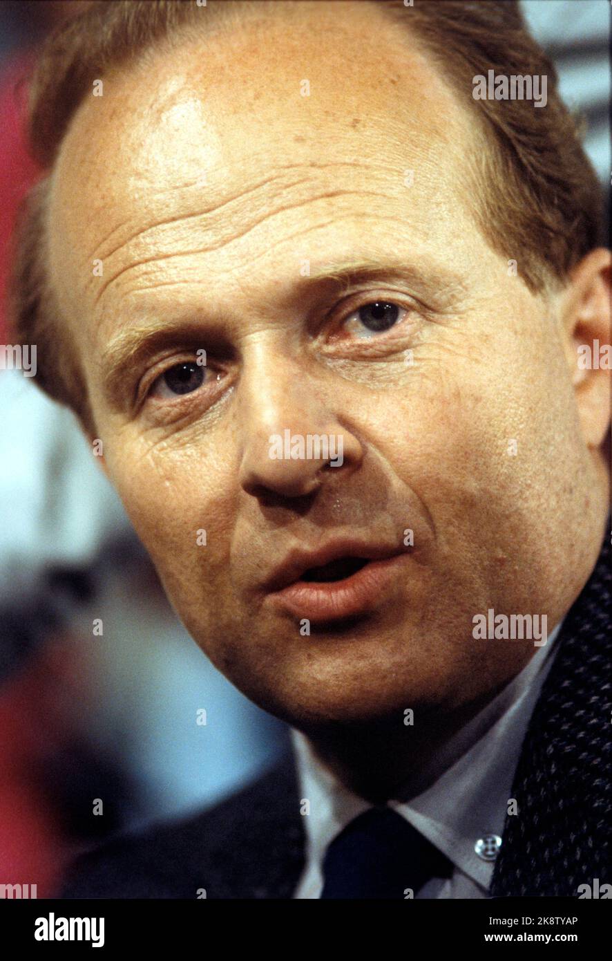 Oslo 19850909. Party leader in the Left, Odd Einar Dørum. Portrait. NTB ...