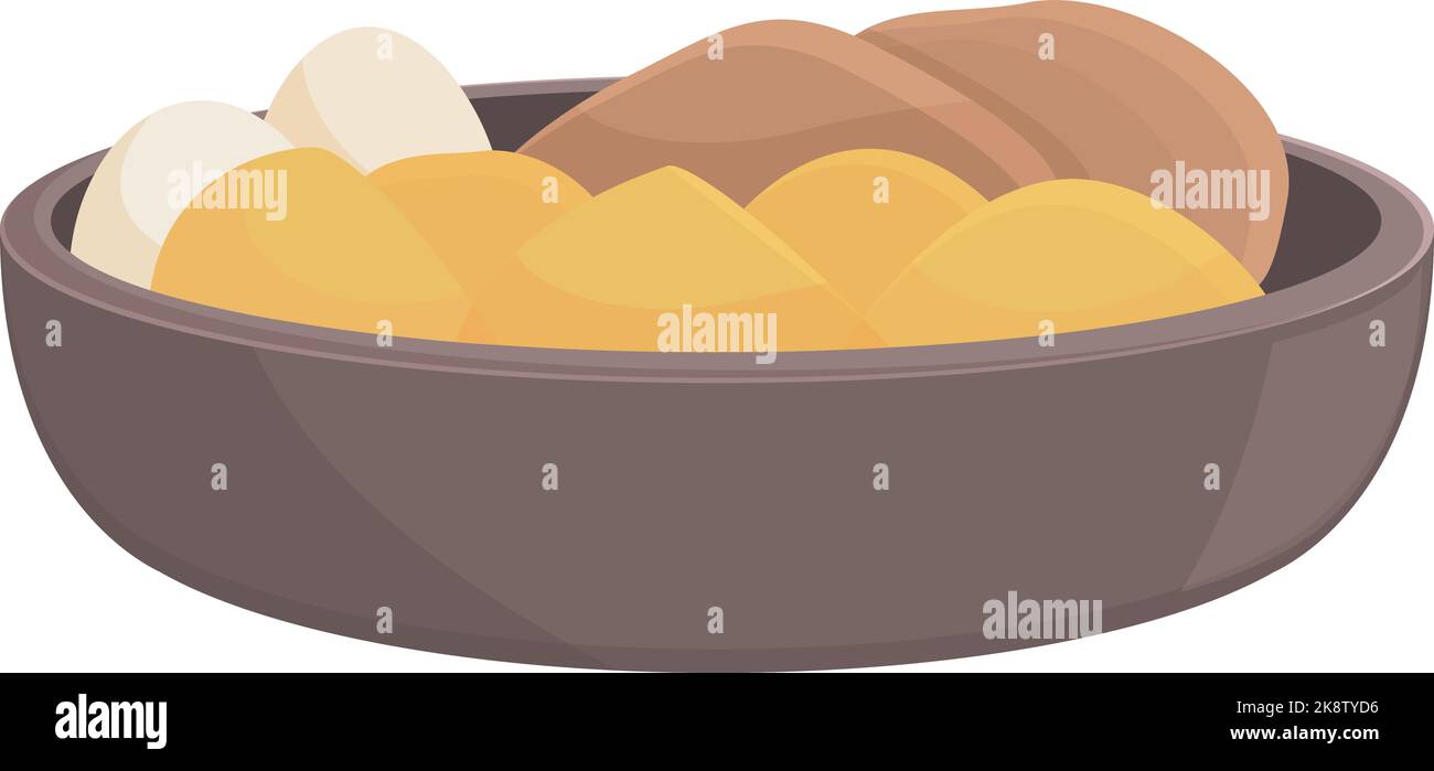 Egg food menu icon cartoon vector. Japan plate. Tempura ramen Stock ...
