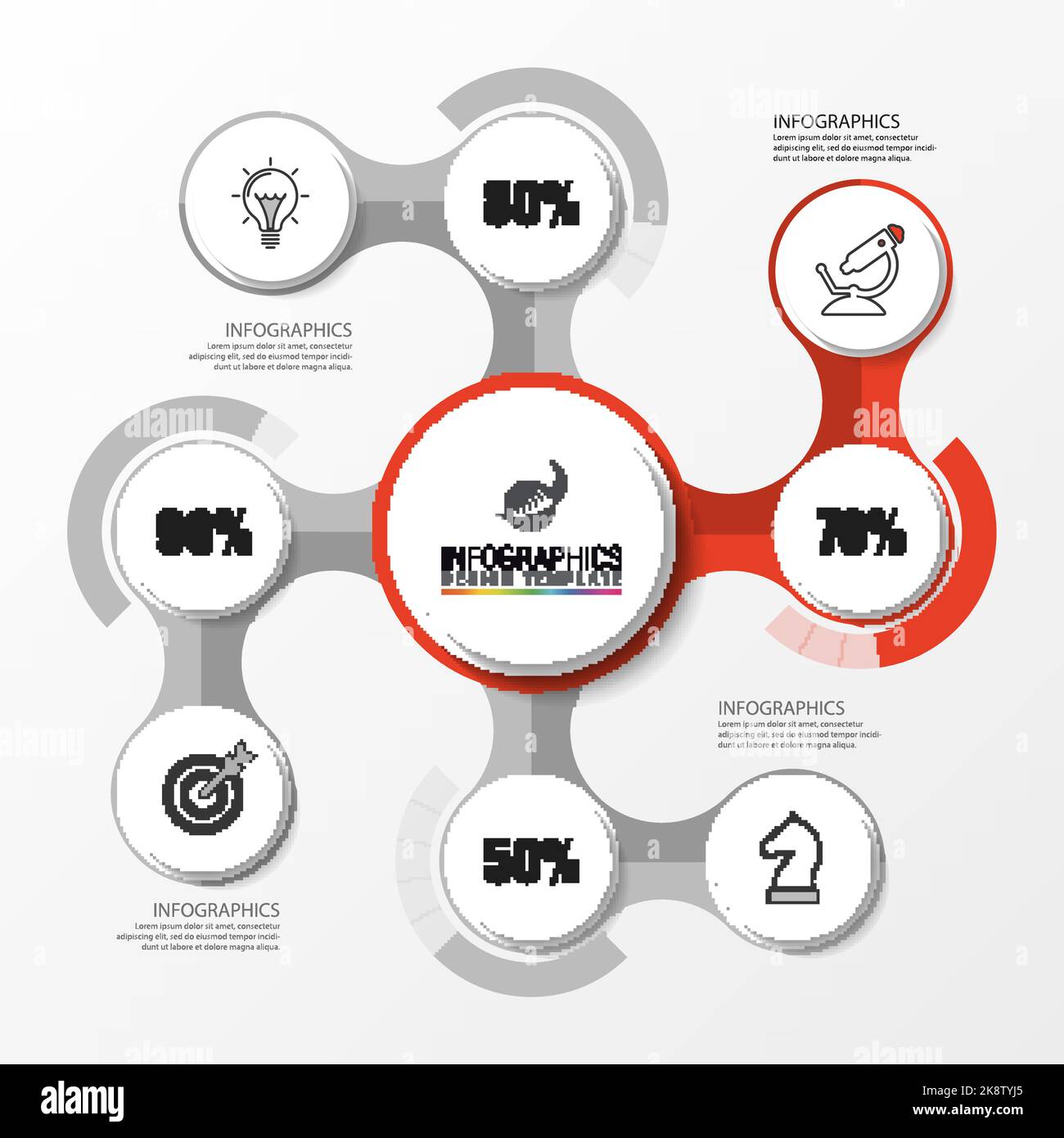 Infographic design template. Creative concept with 4 steps. Can be used ...